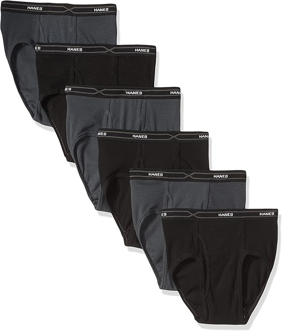 Hanes Men's 6-Pack X-Temp Mid Rise Briefs Assorted colors at Amazon Men ...