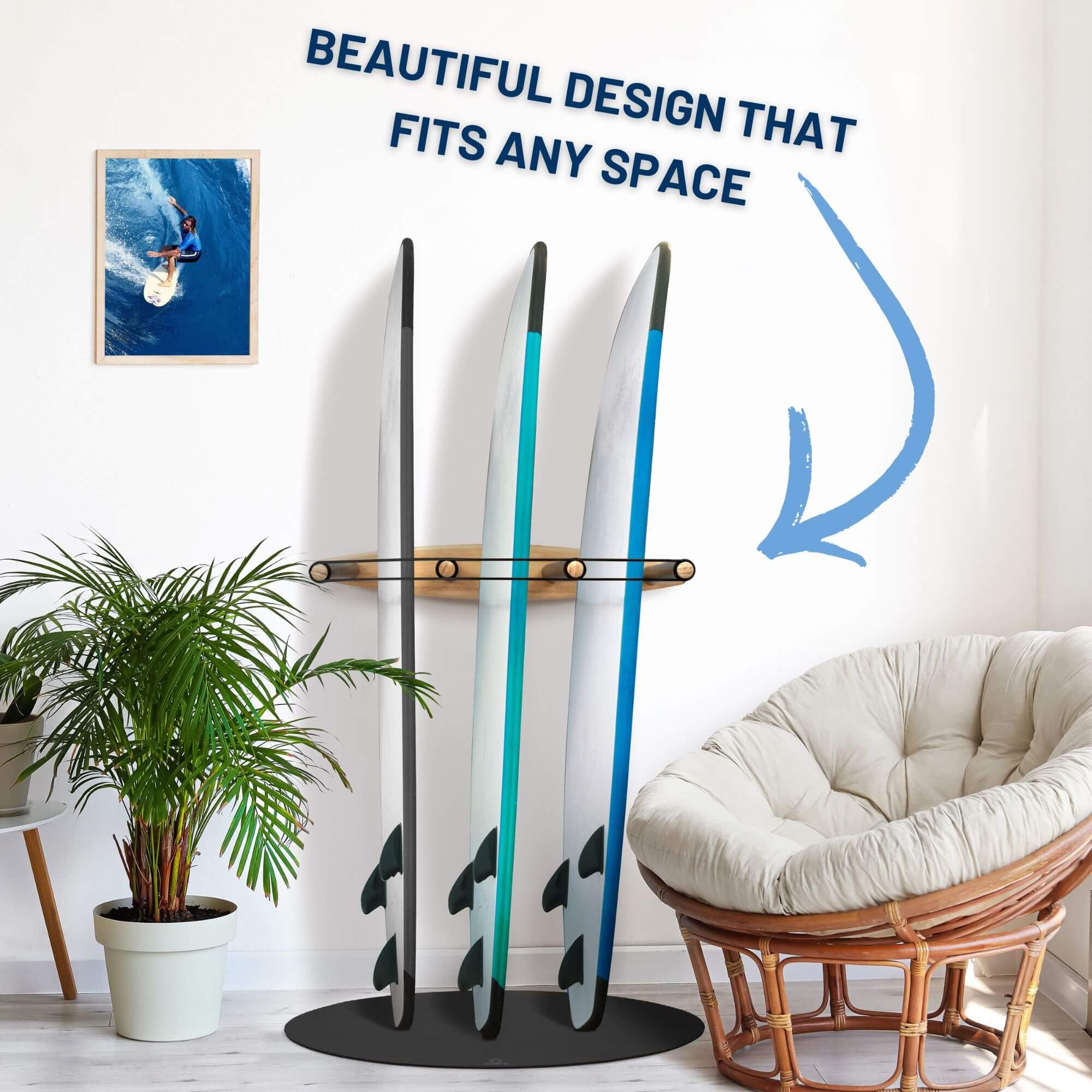 Mua Hang 11 Vertical Surfboard Rack - Surf Racks for Wall, Sustainable ...