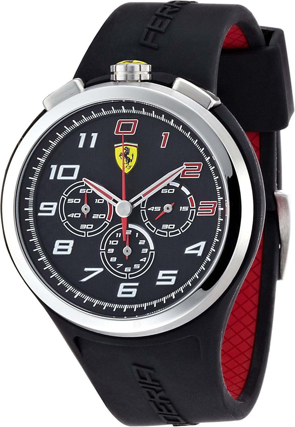 Ferrari Herren-Armbanduhr XL Analog Quarz Silikon 830100: Amazon.de: Uhren