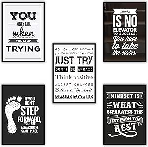 Amazon.com: Large Motivational Posters Set for Classroom Teachers ...