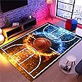 Amazon.com: Osimiccp Basketball Rug for Bedroom 3'x5' Non Slip ...