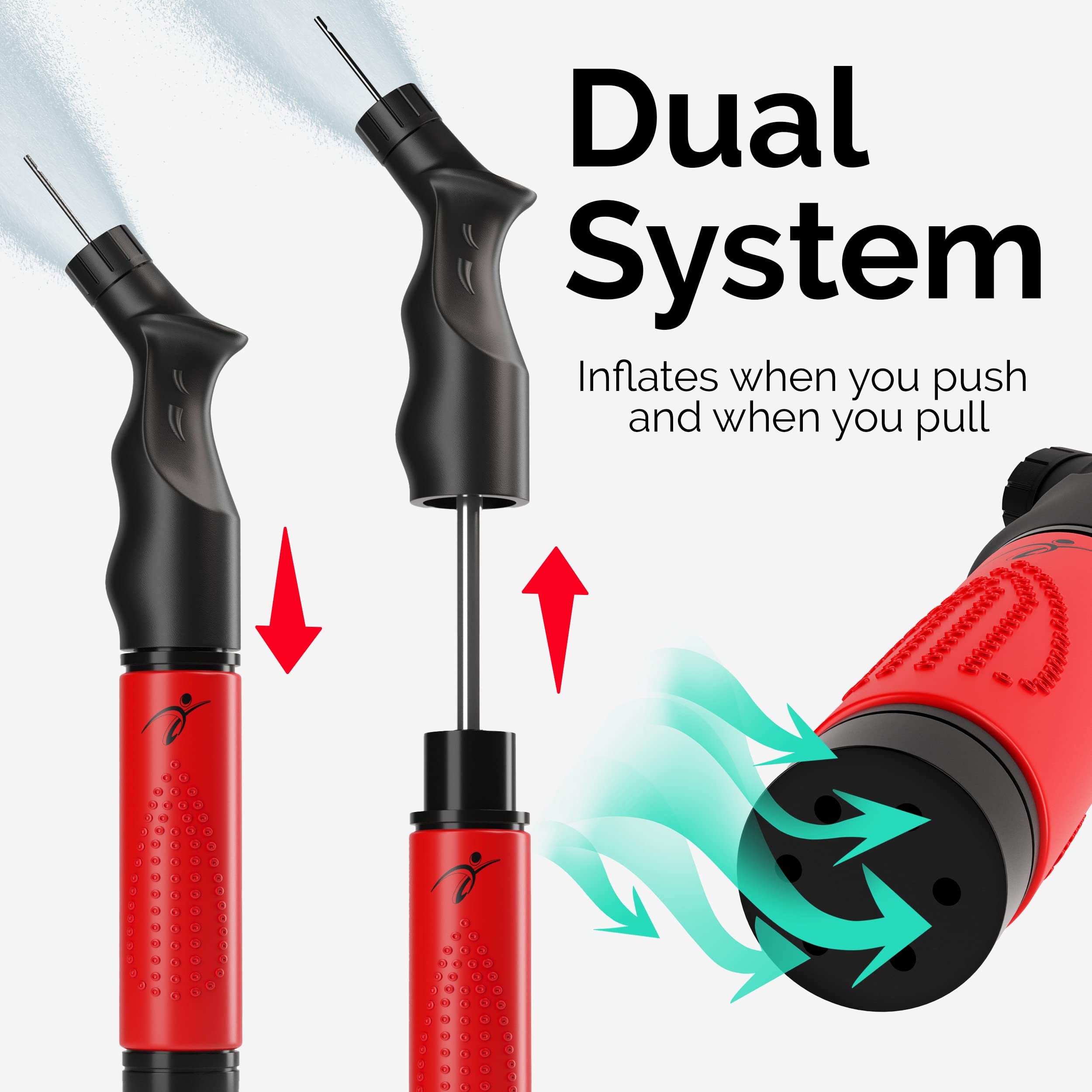 Mua Fitness Factor Ball Pump Inflator, Push & Pull Inflation System ...