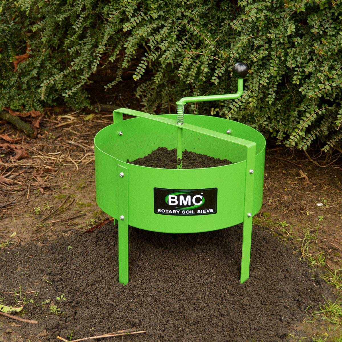 Gardening BMC Rotary Garden Soil Compost Sieve Riddle 400mm 16 Hand Tools