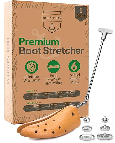 HOUNDSBAY Boxer Professional Boot Stretcher for Men; Boot Expander Boot ...