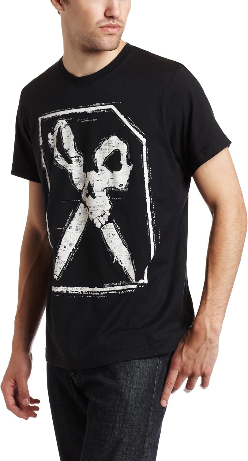 Marc Ecko Cut & Sew Men's Logo Scrap T-Shirt, Bleach White, XX-Large ...