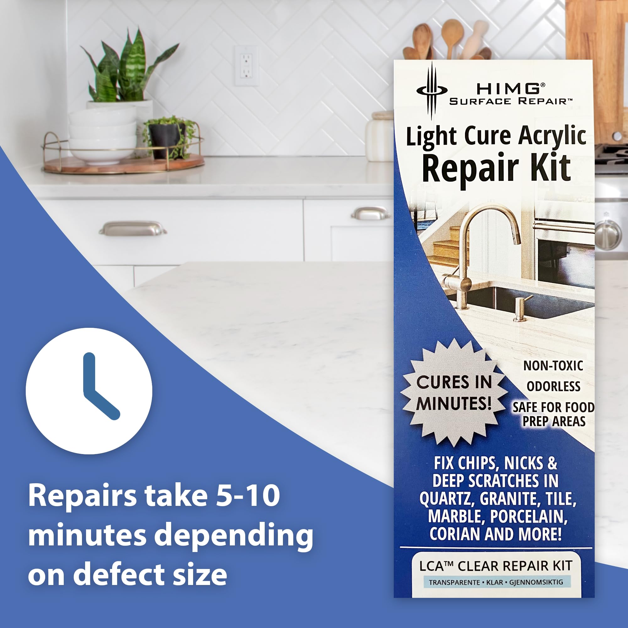Mua Clear - Quartz Countertop Repair Kit - Granite Repair Kit - Chip ...