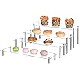 Amazon.com: MyGift 4-Tier Rectangular Clear Acrylic Server Cupcake ...