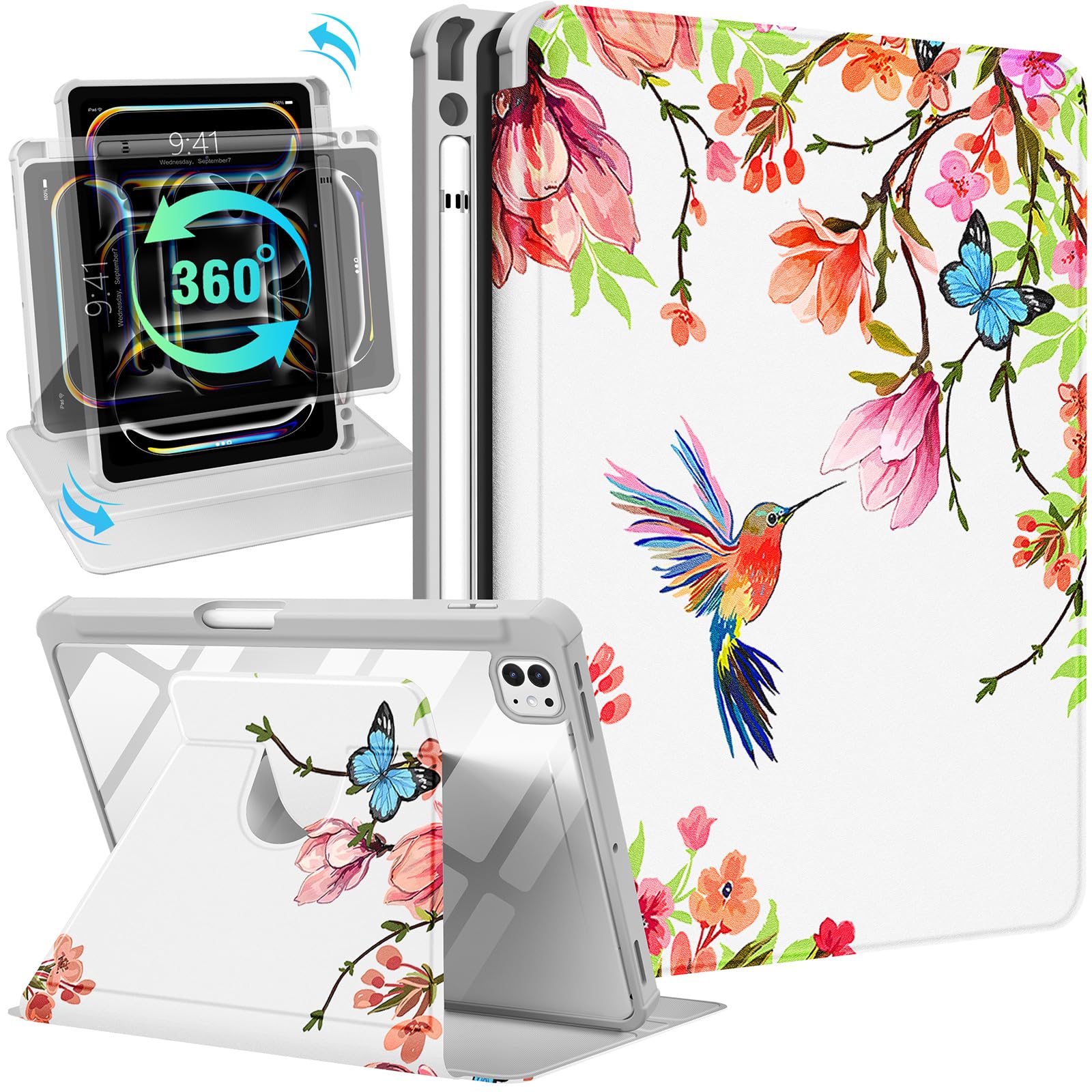 Kidcube for iPad Pro 11 Inch Case M4 2024 5th Generation - for Women ...