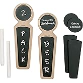Amazon.com: Beer Tap Handle Set of 2 - Magnetic Chalkboard Beer Tap ...