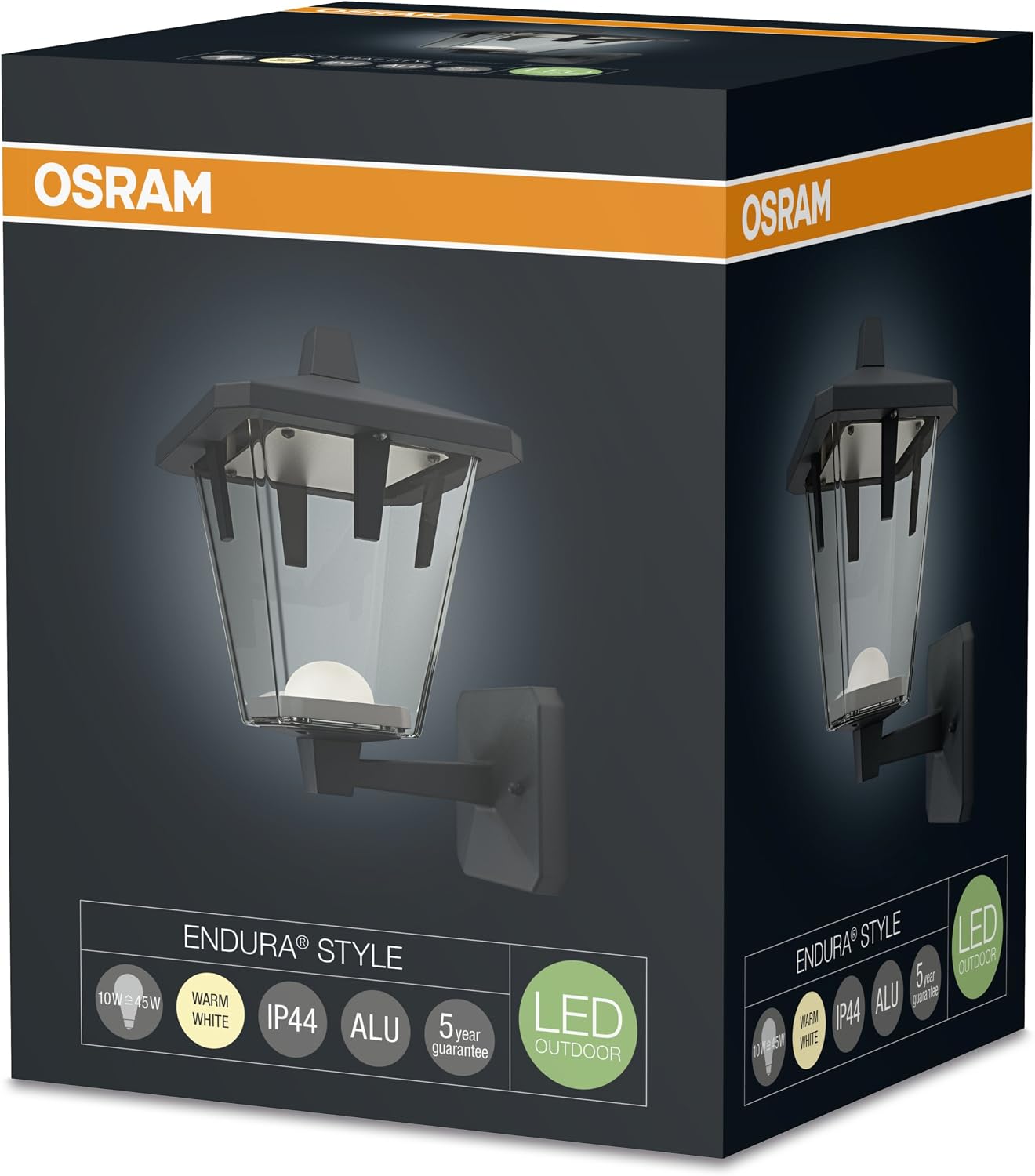 OSRAM LED wall-outdoor Luminaire / Endura Style Lantern Classic Up ...