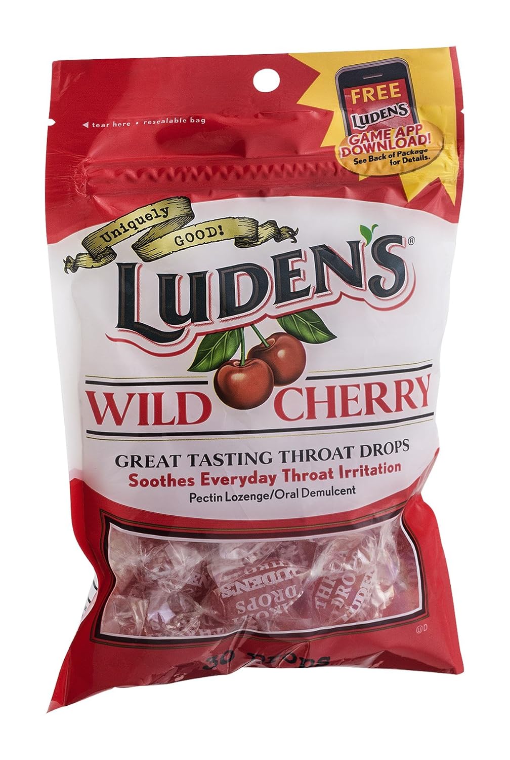Amazon.com : Ludens Wild Cherry Bag Size 30ct Ludens Wild Cherry Bag ...