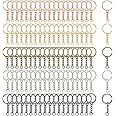 Amazon.com: 100 Pieces Split Keychain Rings, Metal Split Keychain with ...