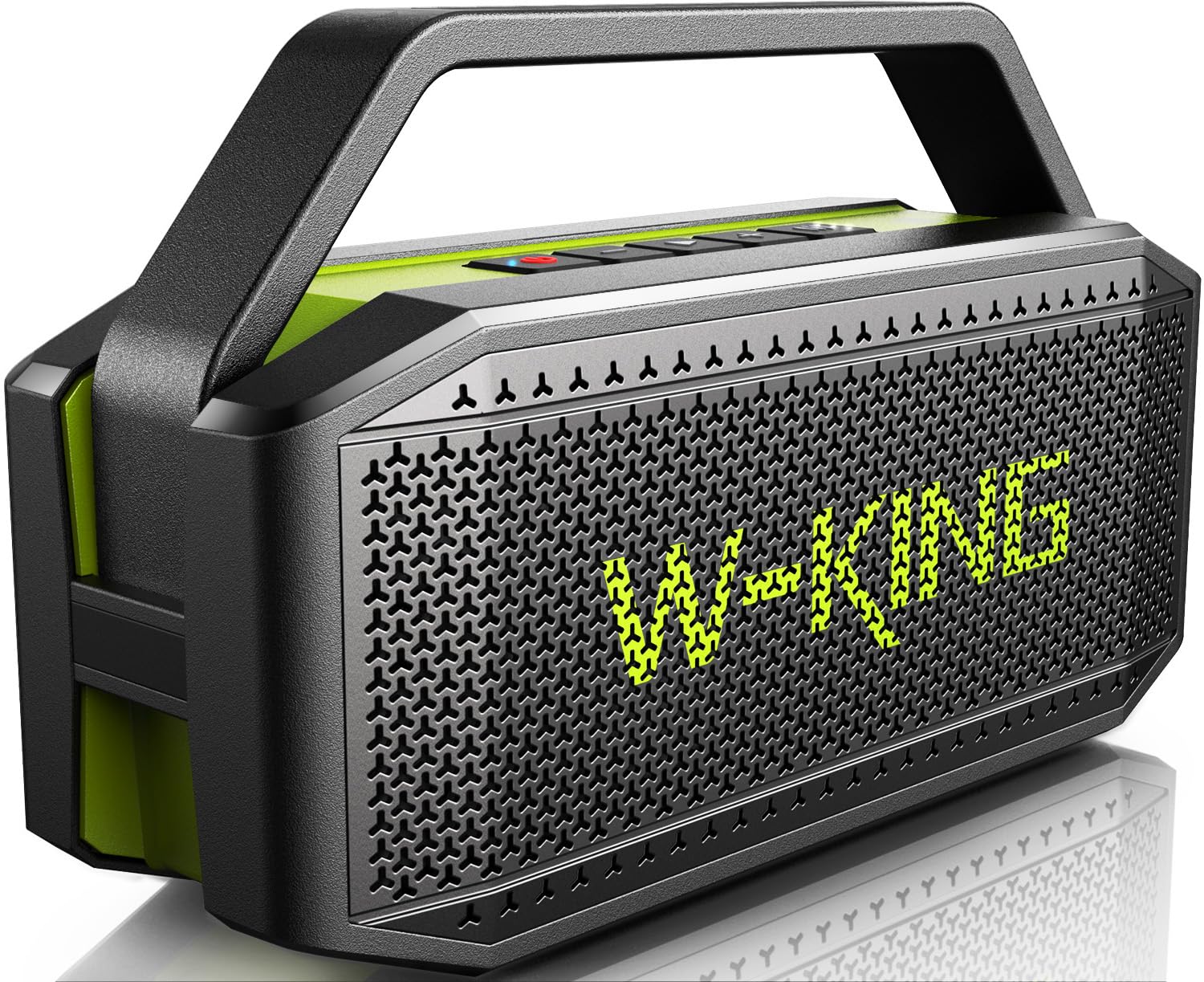 Bluetooth Speaker, W-KING 100W PEAK IPX6 Portable Wireless Loud ...
