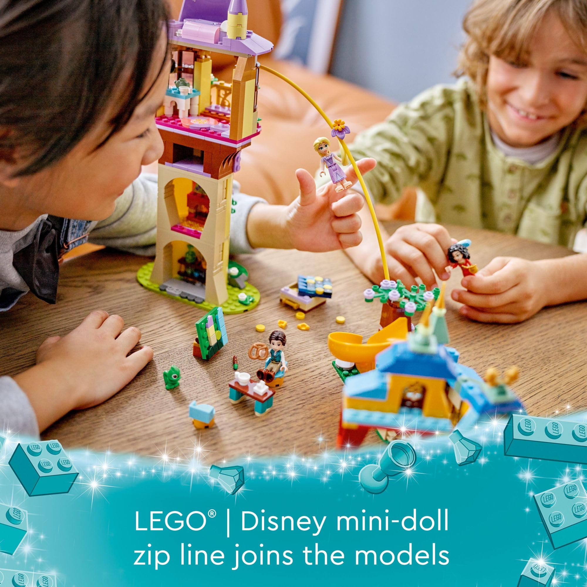 LEGO Disney Princess Rapunzel’s Tower & The Snuggly Duckling Tangled ...