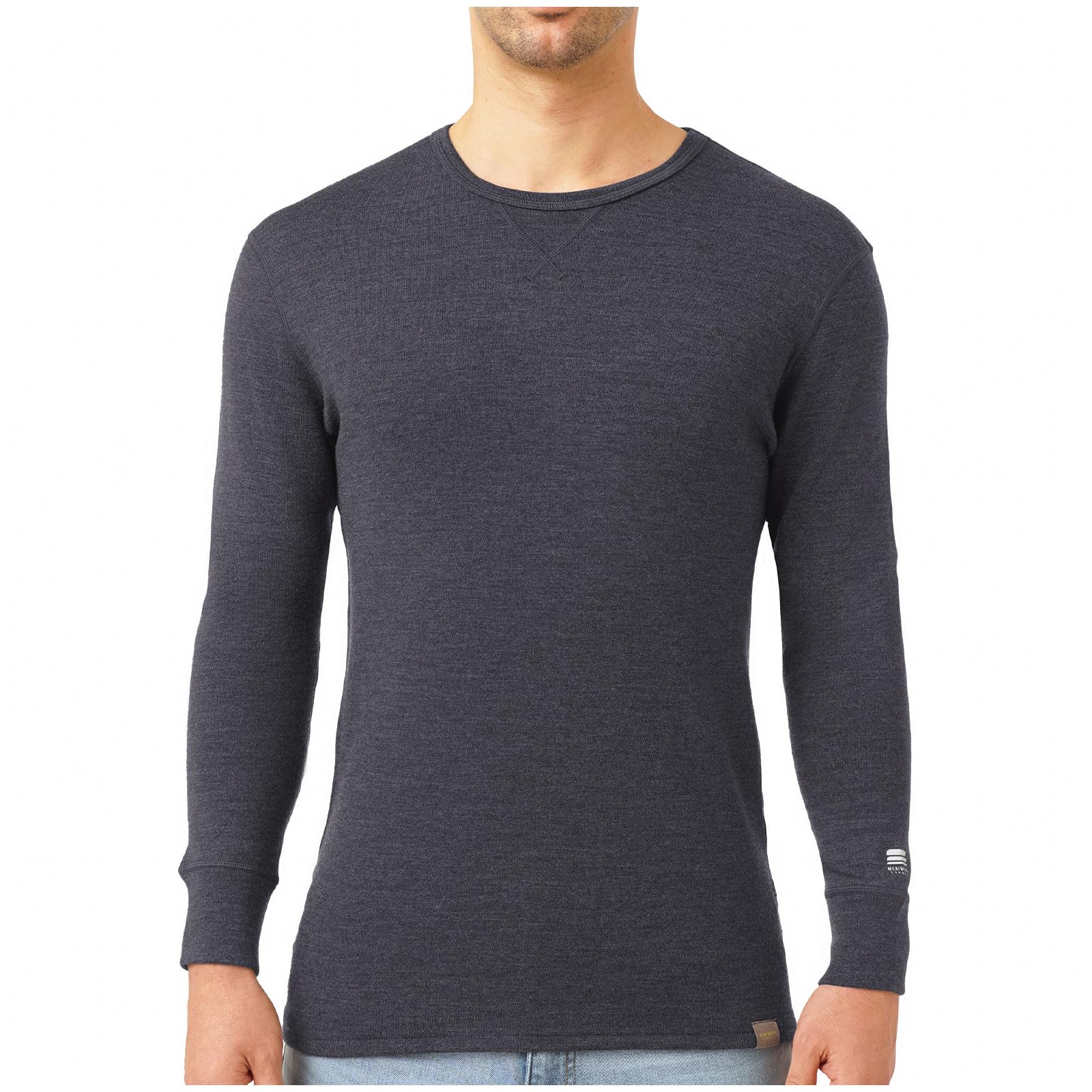 MERIWOOL Mens Base Layer 100% Merino Wool Heavyweight 400g Thermal ...
