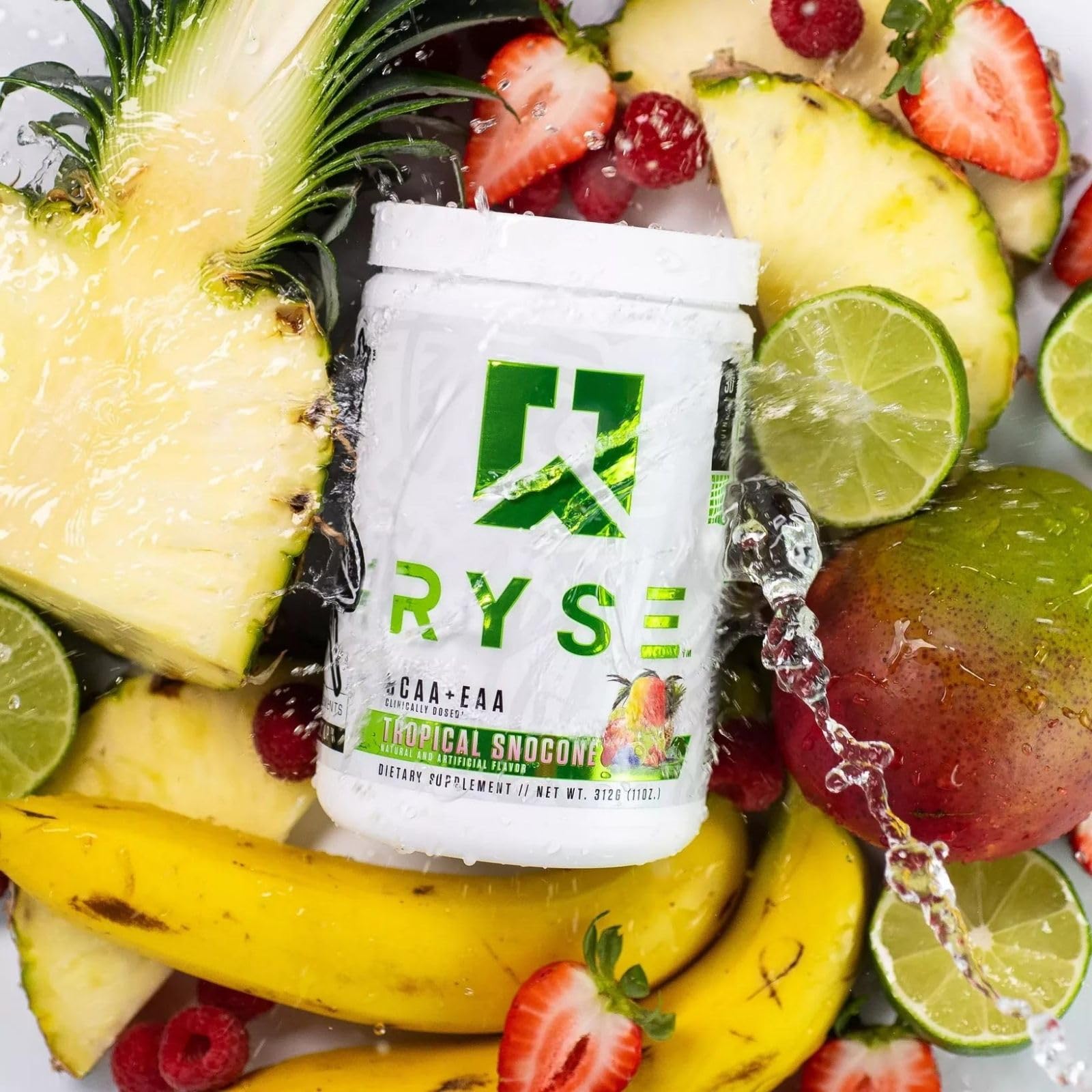 Mua RYSE BCAA EAA Powder - Tropical Snocone - 5g Branched Chain Amino ...