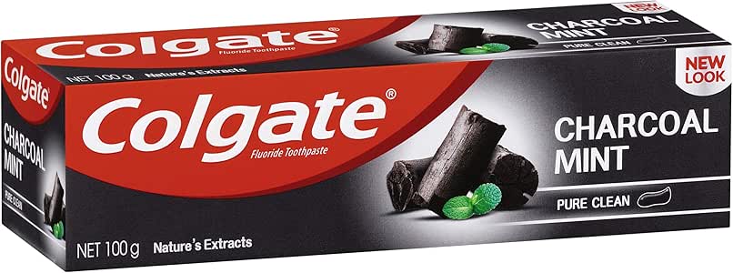 Colgate Charcoal Mint Pure Clean Toothpaste, 100g: Amazon.com.au ...