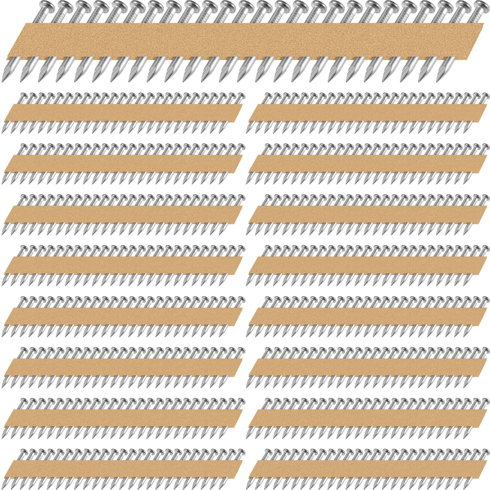Zonon 3000 Count 1 1/2 Inch Metal Connector Nails Galvanized Joist ...