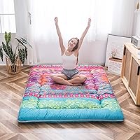 Amazon.com: MAXYOYO Bohemian Futon Floor Mattress Boho Floral Style ...