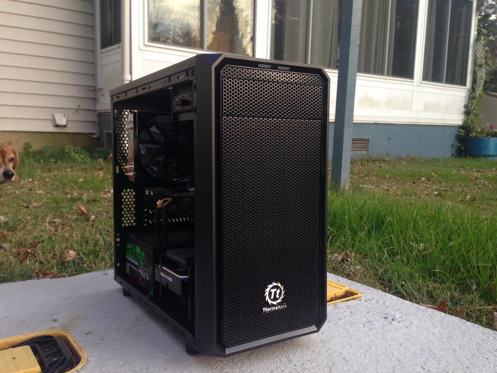 $12/mo - Finance Thermaltake S100 Tempered Glass Snow Edition Micro-ATX ...