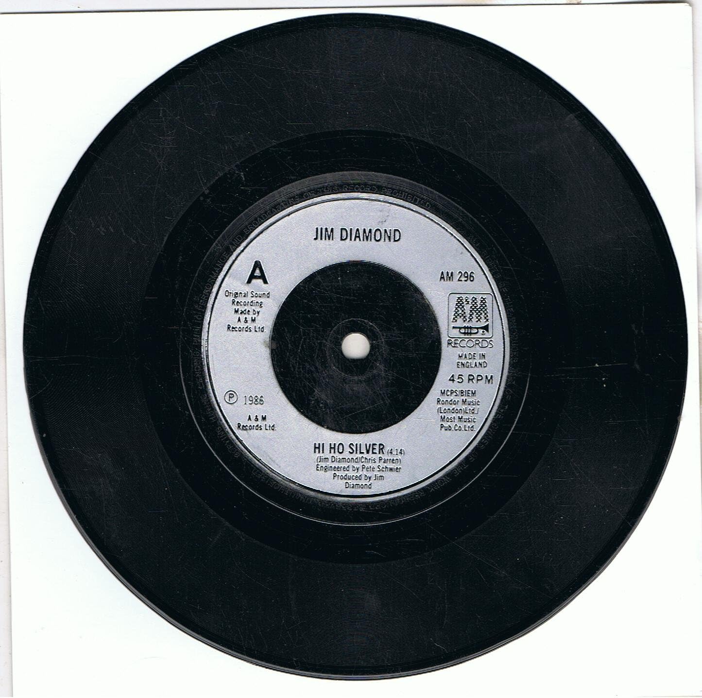 Hi Ho Silver / Hi Ho Silver Instrumental: Amazon.co.uk: Music