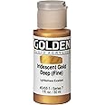 Amazon.com: Golden Fluid Acrylic Paint 1 Ounce-Iridescent Gold Deep