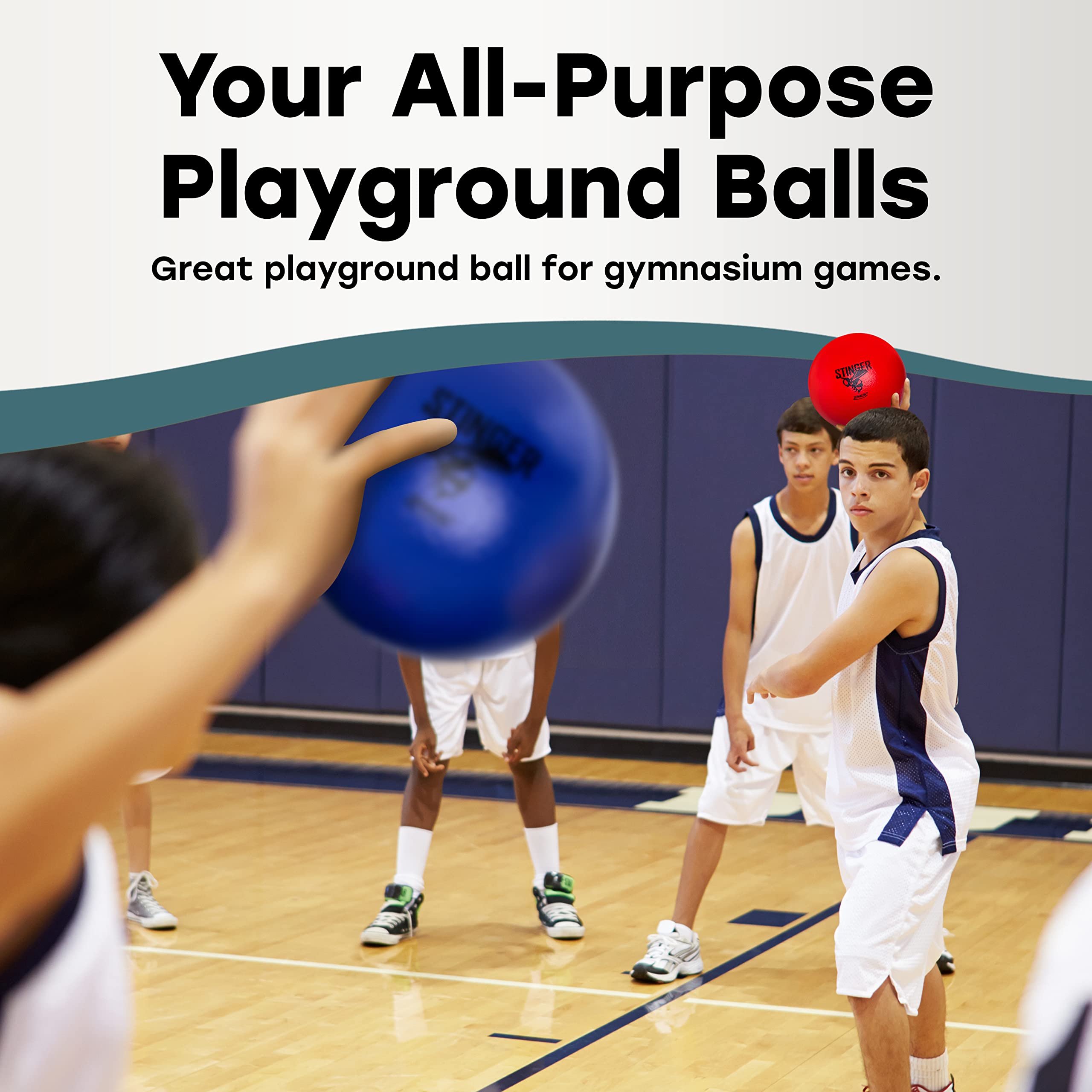 Mua GSM Brands Dodgeballs - Foam, Soft Skin, Low Bounce, 5.9" - Set of ...