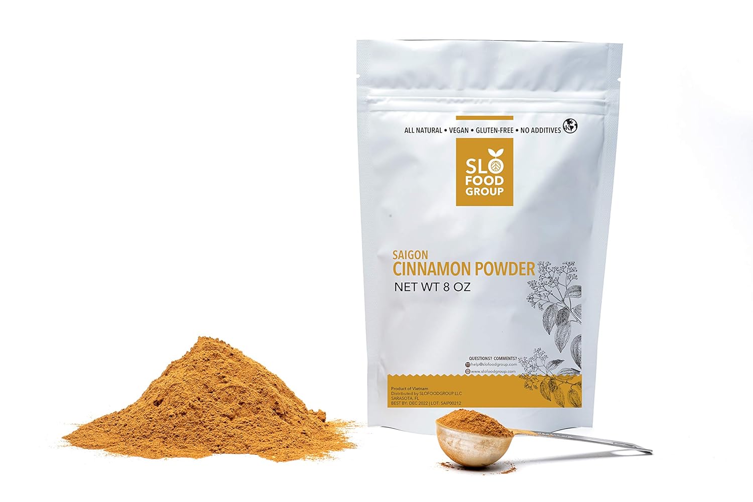 Amazon.com : Slofoodgroup Saigon Cinnamon Powder, Whole Ground Cinnamon ...