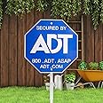 Amazon.com: Security Signs 28" ADT Yard Sign with Aluminum Stake, Heavy ...