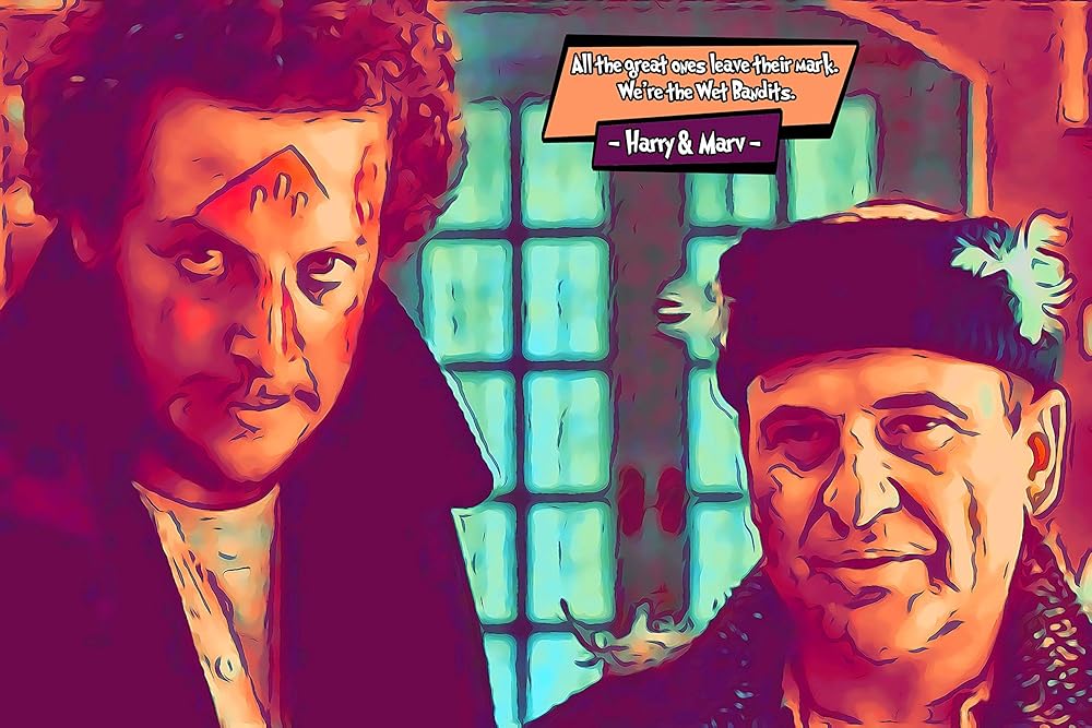 Harry & Marv (Home Alone) Comic Icons Art Print | 4 Formats - Poster ...
