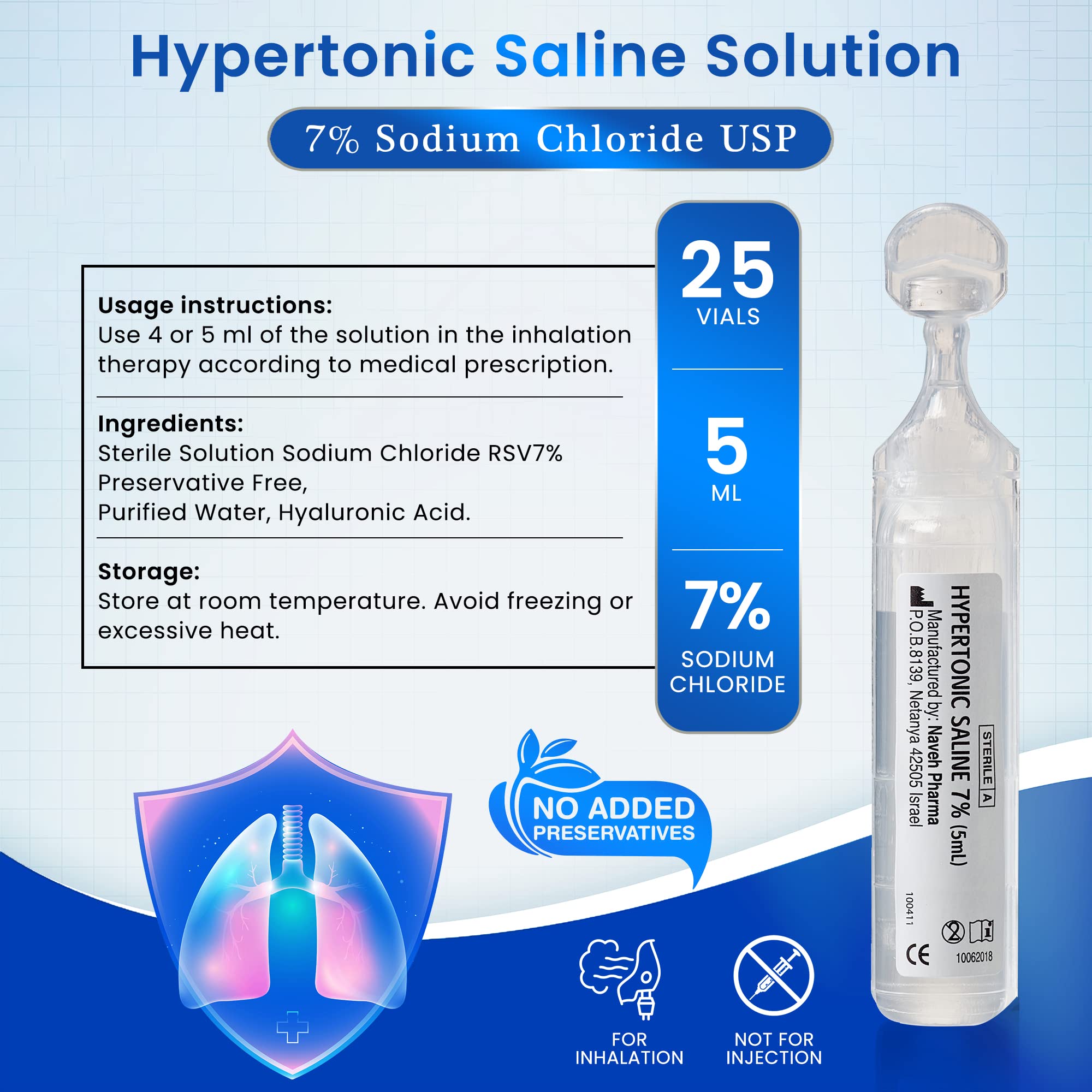 Mua NAVEH PHARMA RSV Hypertonic Saline Solution 7% + RSV Hypertonic ...