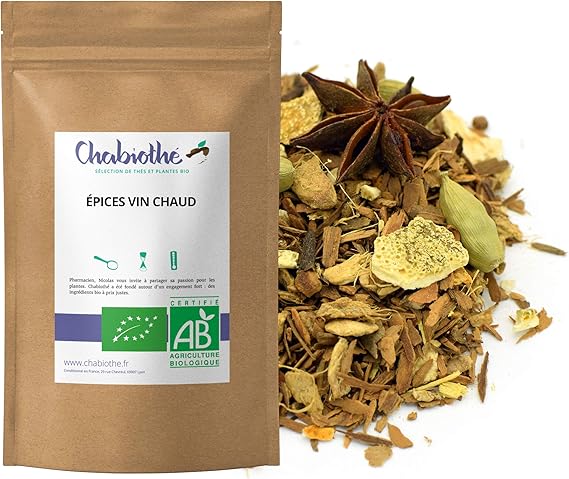 Mélange Epices Vin Chaud BIO 100g: Amazon.fr: Epicerie