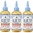 Amazon.com : Blue Top Brand Creamy Hot Sauce Variety Bundle, 9 oz (Pack ...