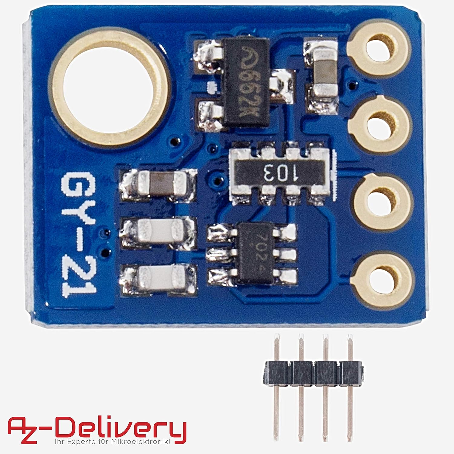AZDelivery GY-21 HTU21 Humidity and Temperature Sensor Module SHT21 with I2C Interface ...