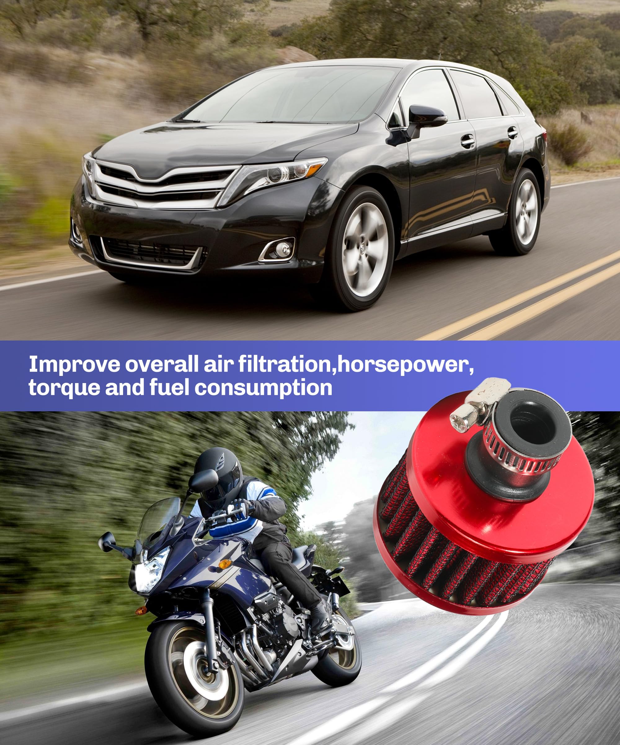 Mua 2Pcs Breather Filter,Air Filter Valve Cover Breather,Car ...