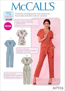 McCall's Patterns McCall's Learn Women's Jumpsuit and Romper, Sizes L ...