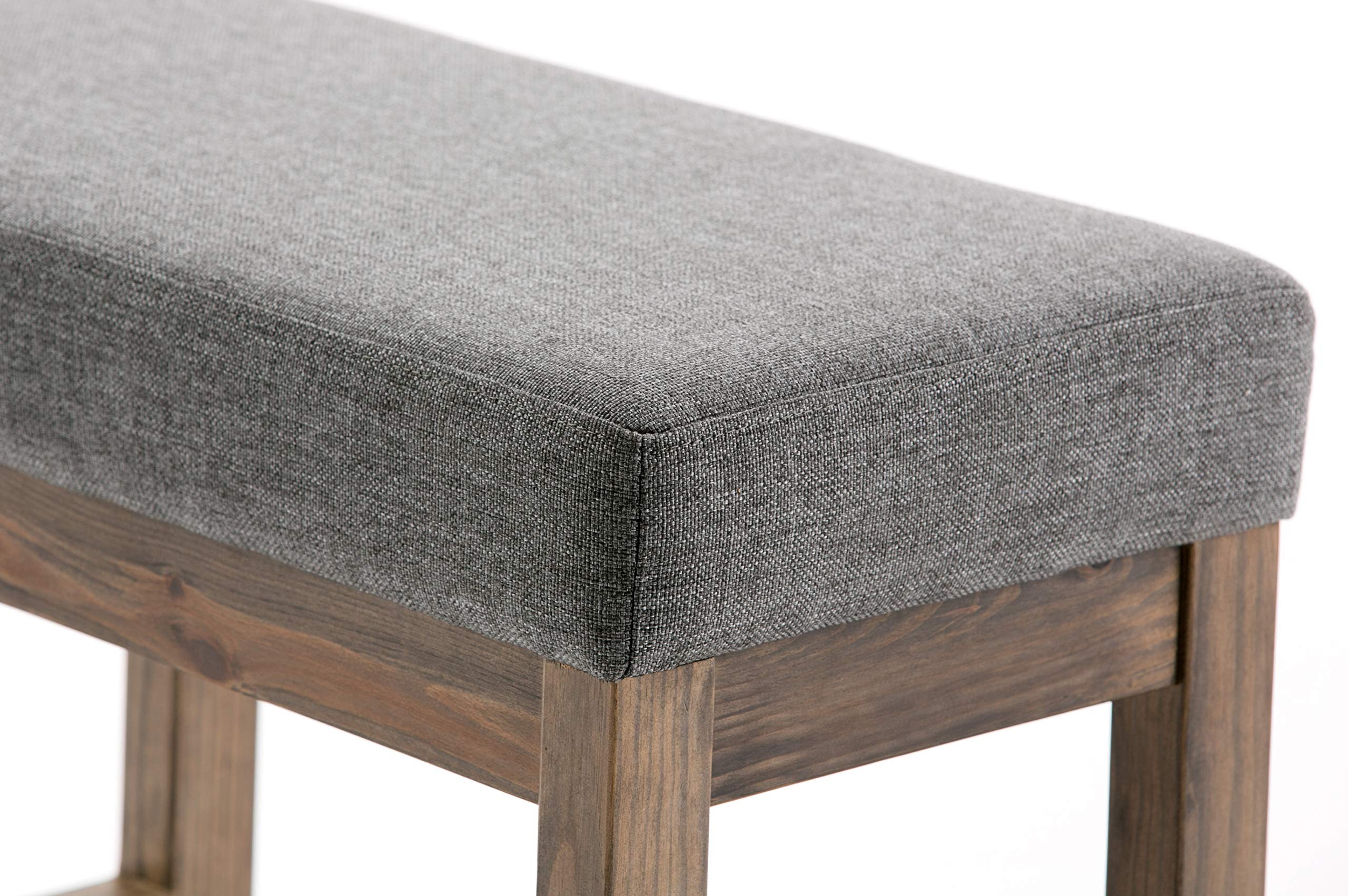 Mua SIMPLIHOME Milltown 27 Inch Wide Contemporary Rectangle Footstool ...