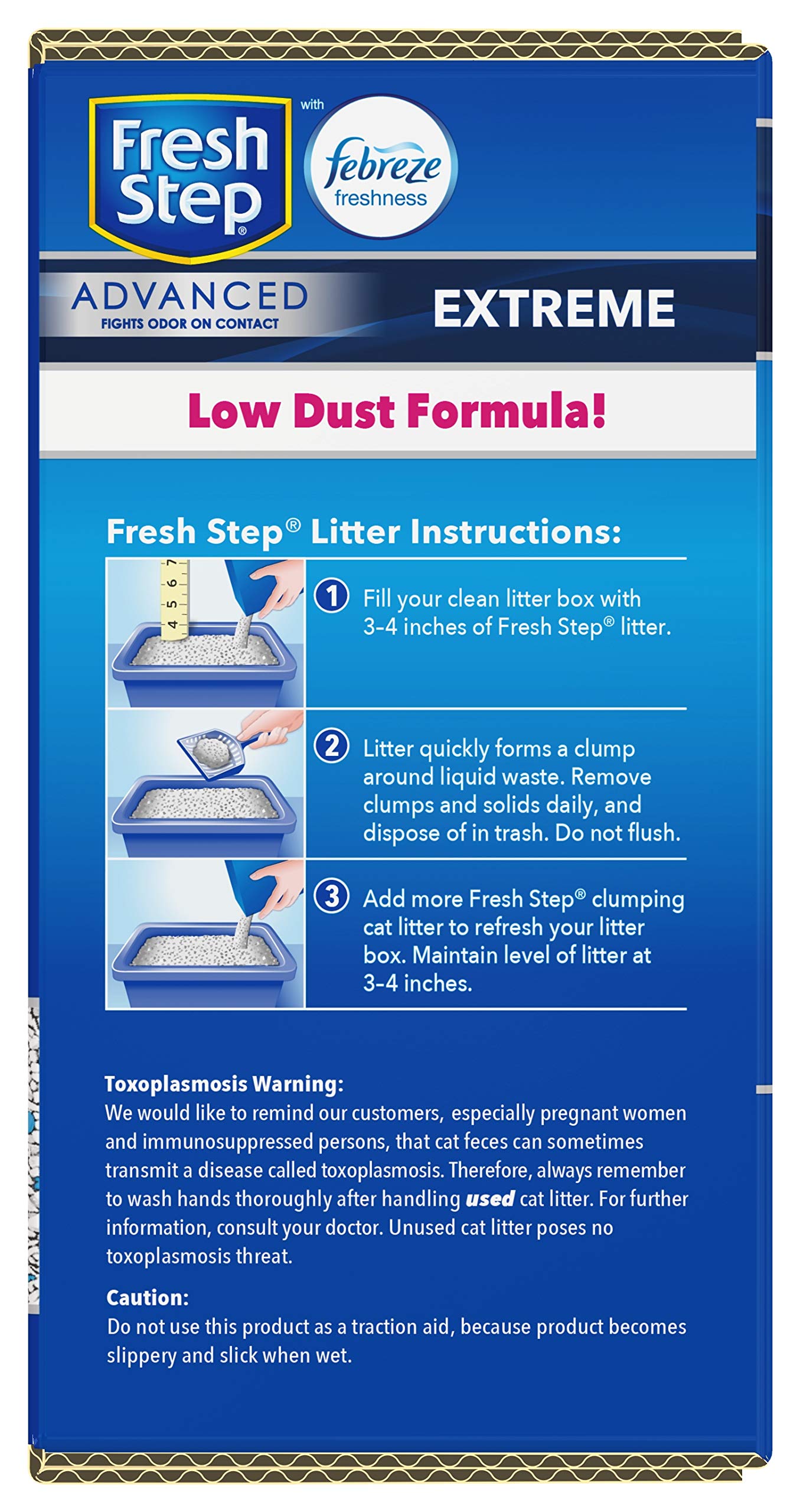 Fresh Step Extreme Scented Litter with The Power of Febreze, Clumping ...