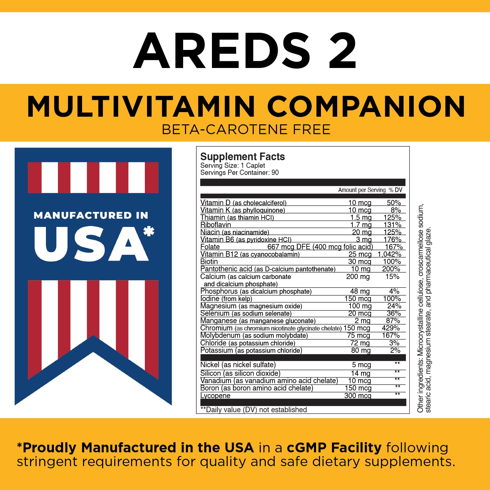 Mua Viteyes Classic AREDS 2 Companion Beta-Carotene Free Multivitamin ...