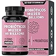 Probióticos Mujer 60 Billion + Prebióticos + Inulina de Agave| 12 Cepas con tecnología de ...