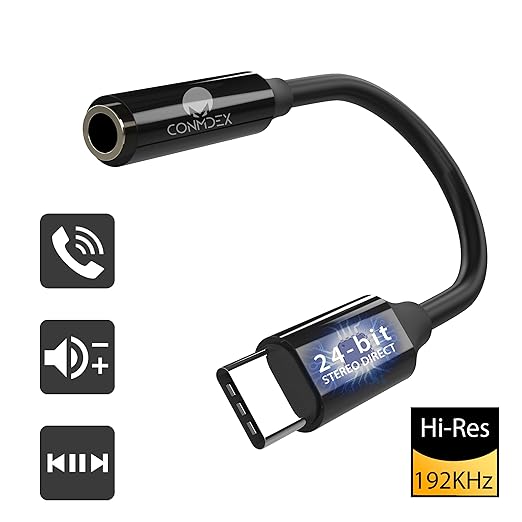 Pixel 2XL Usb C to 3.5mm Audio Adapter,Hi-Res DAC Chip: Amazon.co.uk ...