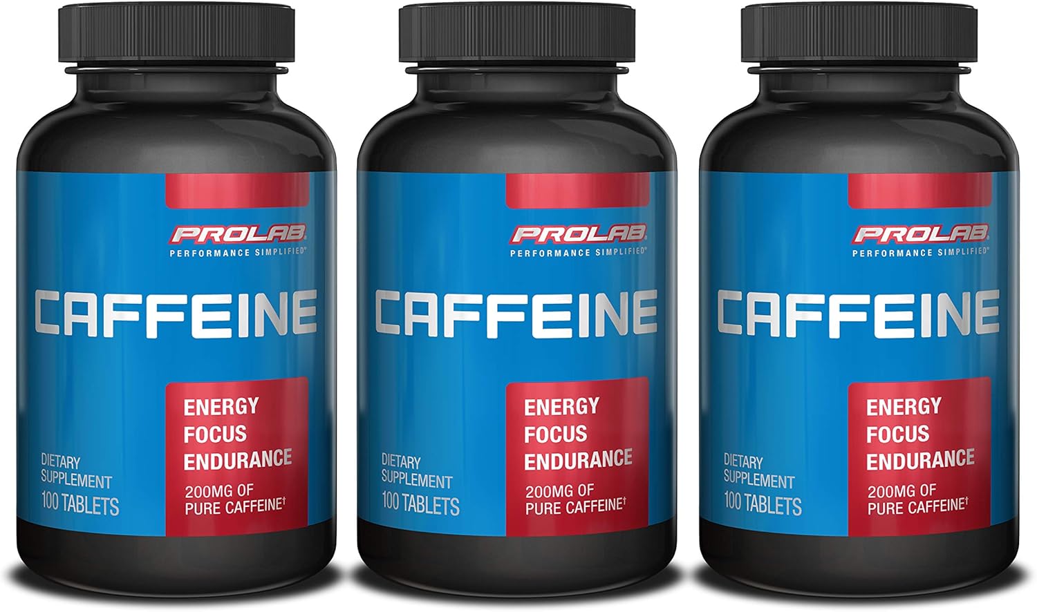 Amazon.com: Prolab Caffeine Tablets 100 Count (Pack of 3): Health ...