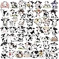 Amazon.com: Dorgua 50Pcs Cows Stickers, Non-Repetitive Cows Vinyl ...