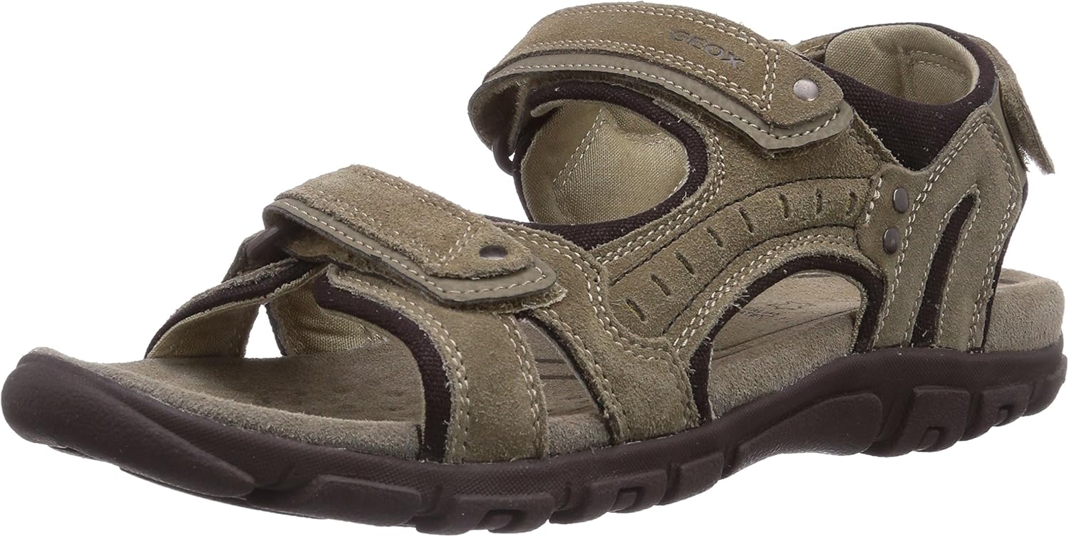 Geox Uomo Sandal Strada A, Sandales pour Homme - Gris - Grau (Dove GREY ...