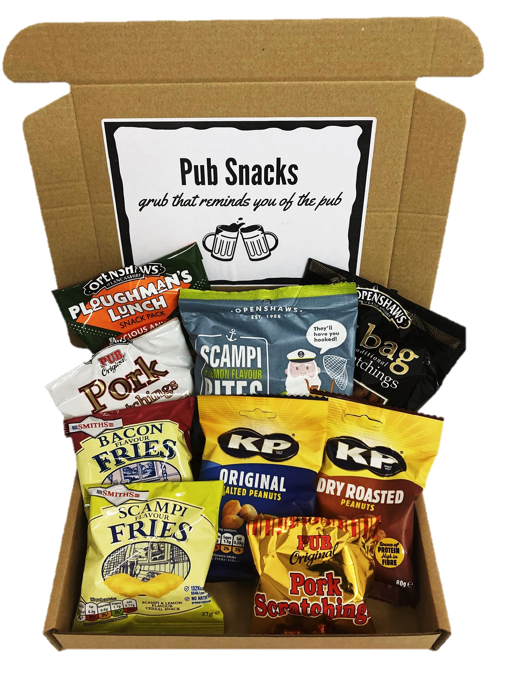 Buy Pub Snacks Box - Pub Original Pork Scratchings, Ploughmans Lunch ...