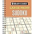 Amazon.com: Brain Games - Large Print Sudoku Puzzles (Green): 9781640304598: Publications ...