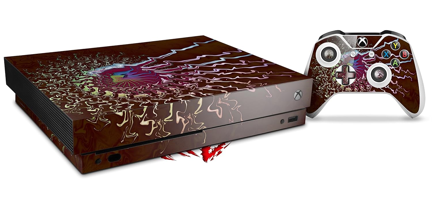 Amazon.com: Skin Wrap for XBOX One X Console and Controller Neuron ...