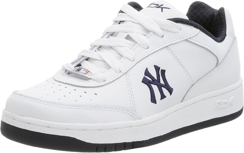 Amazon.com | Reebok MLB Clubhouse Yankees Men's Sneakers, White/Navy ...