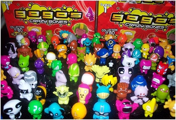 Amazon.com: Series 1 Gogo's Crazy Bones #1-80 Base Set (80 Total Gogos ...