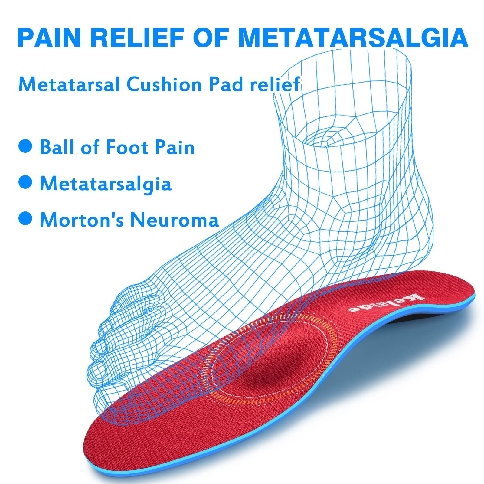 Mua Orthotics Arch Support Metatarsalgia Insoles - Mortons Neuroma ...